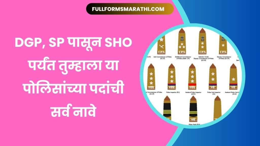 Full Forms Marathi - All Full Forms in Marathi